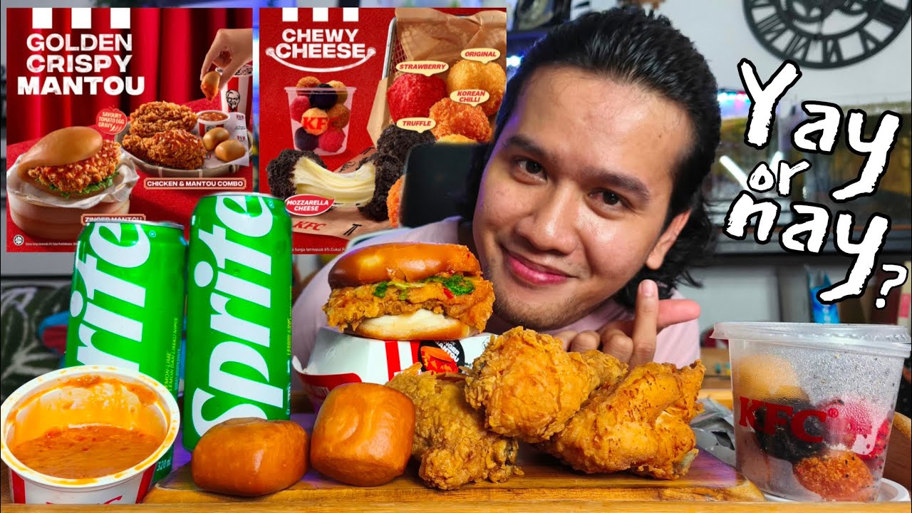 [ BARU ] KFC GOLDEN CRISPY MANTOU | [ BARU ] KFC CHEWY CHEESE BALLS ...