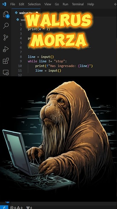 Operador walrus en Python. #python #programacion #pythonwalrus - YouTube