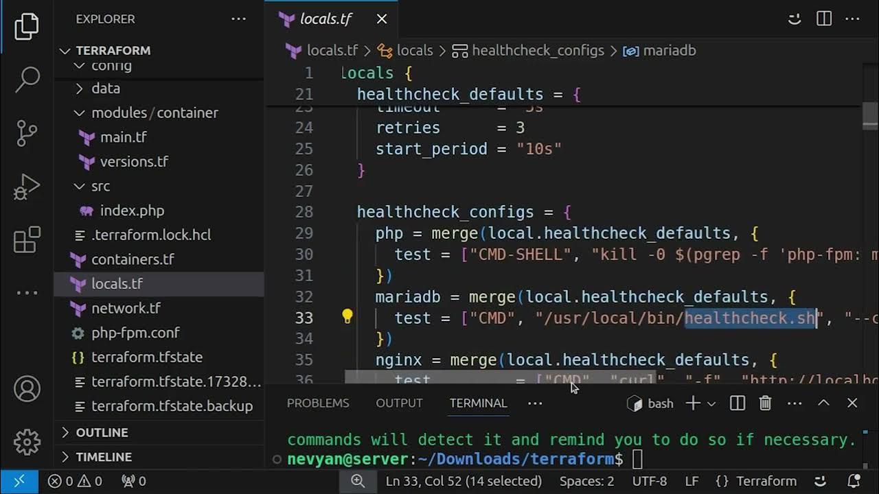 Terraform: PHP MySQL and NGINX Docker containers - YouTube