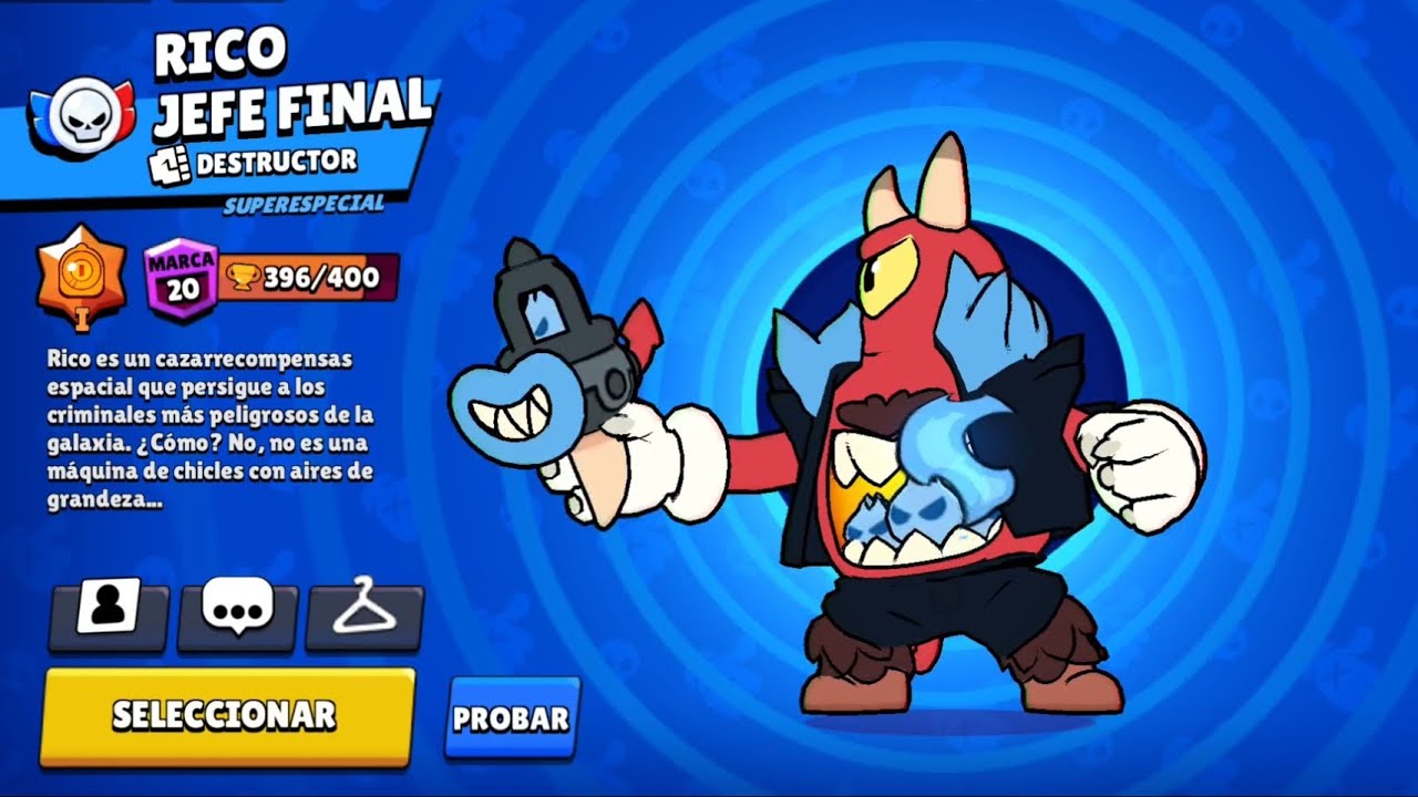 Consigo la skin de rico jefe final #brawlstars #supercell #videojuegos ...