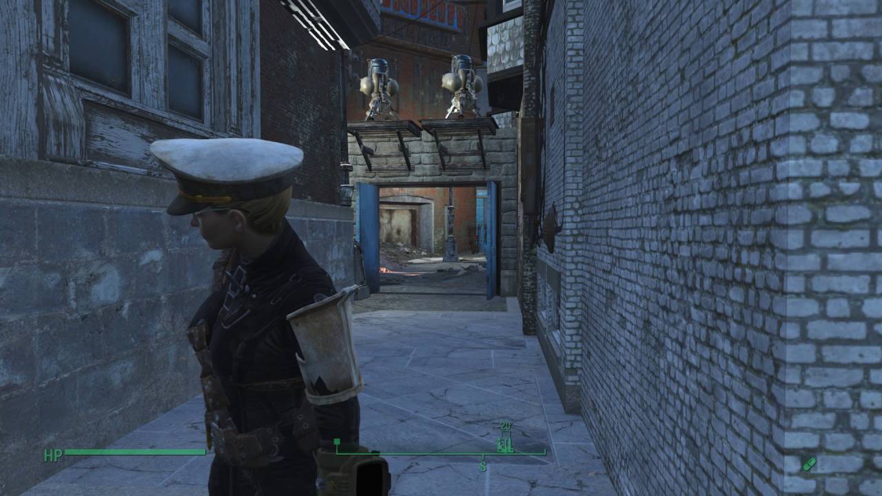 Fallout 4, Hangmans Alley main base, barn workshop build - YouTube