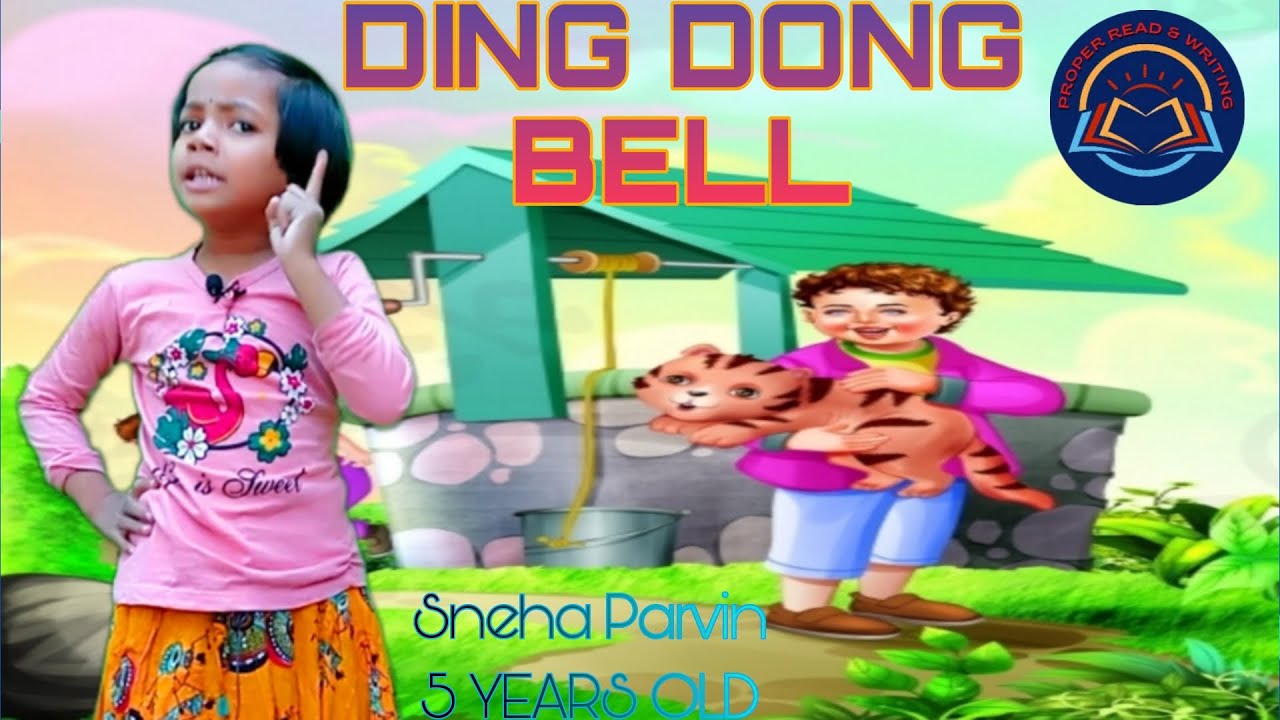 DING DONG BELL 🔔 | Sneha Parvin, 5 years old | Nursery Popular Rhymes ...