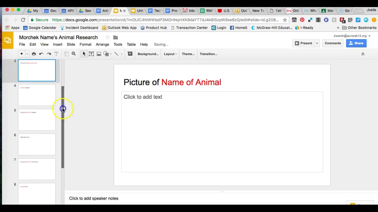 Basic Navigation Slide Sorter in Google Slides - YouTube