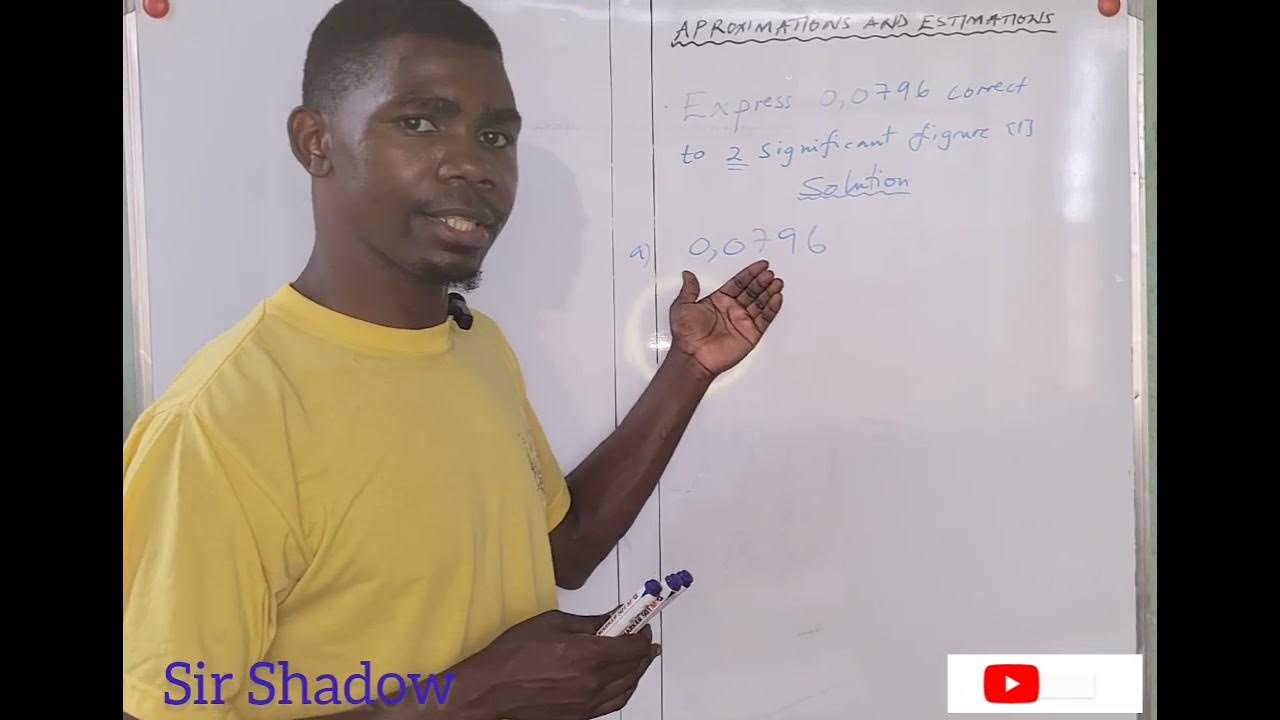 IGCSE & O'LEVEL || ESTIMATIONS & APPROXIMATIONS || SIGNIFICANT FIGURE|| - YouTube