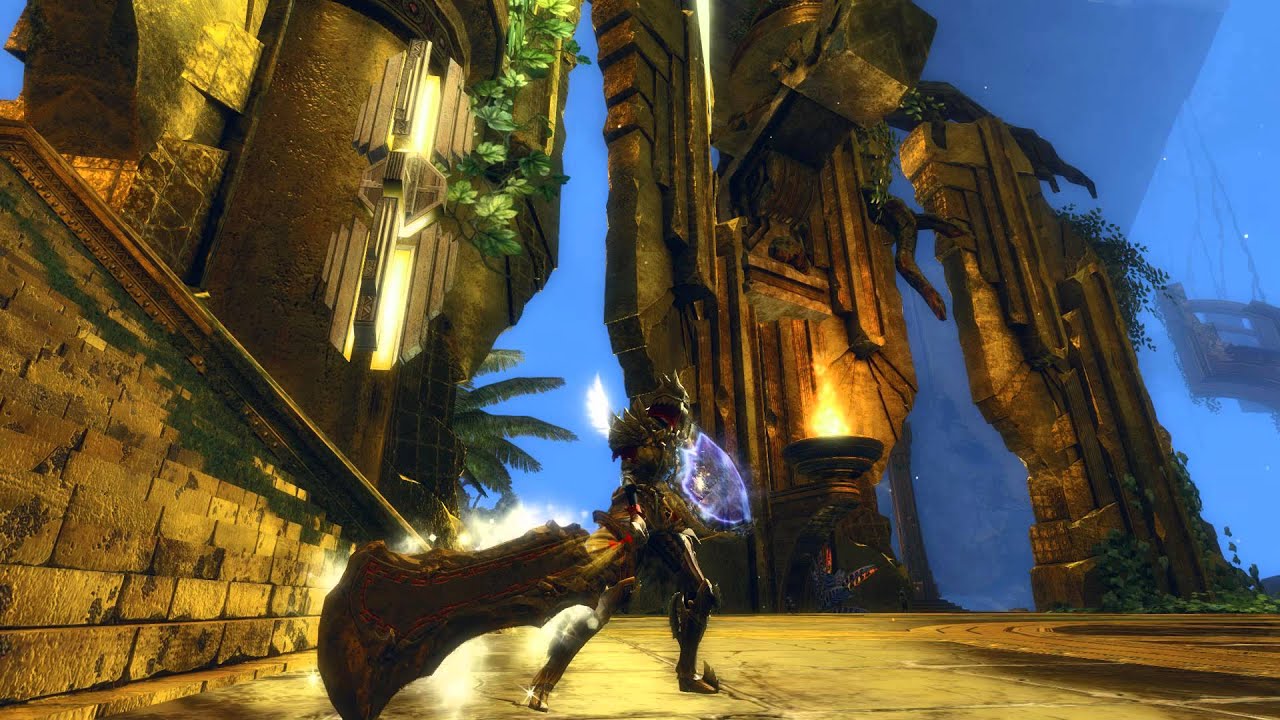 Guild Wars 2 - Golden Fractal Greatsword [HD] - YouTube