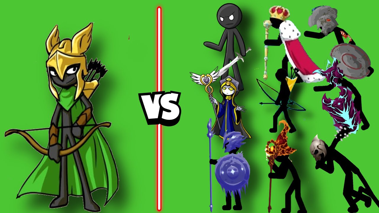 Stick war legacy Kytchu vs all units - YouTube