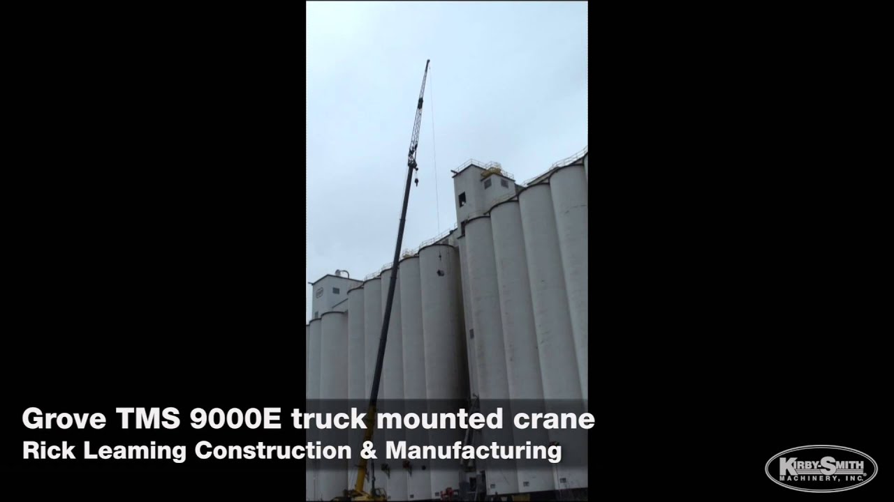 KS - Rick Leaming Construction & Manufacturing - Grove TMS 9000E Crane ...