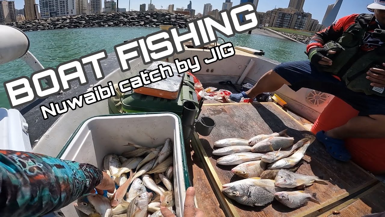 Boat fishing in Kuwait - YouTube