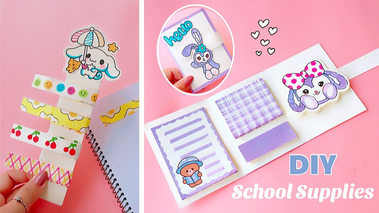 4 DIY SCHOOL SUPPLIES IDEAS BACK TO SCHOOL HACKS AND CRAFTS YouTube 4-diy-school-supplies-ideas-back-to-school-hacks-and-crafts-youtube