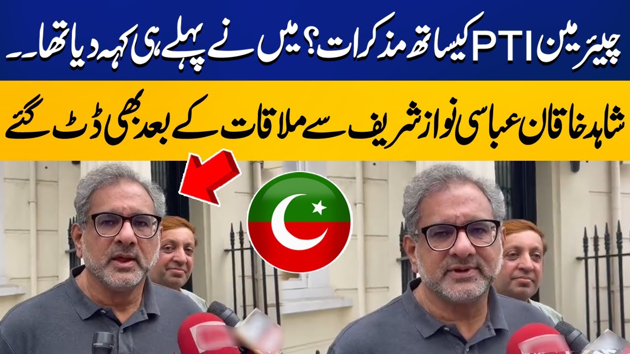 Shahid Khaqan Abbasi Proposes for Dialogue with Imran Khan | Capital TV ...