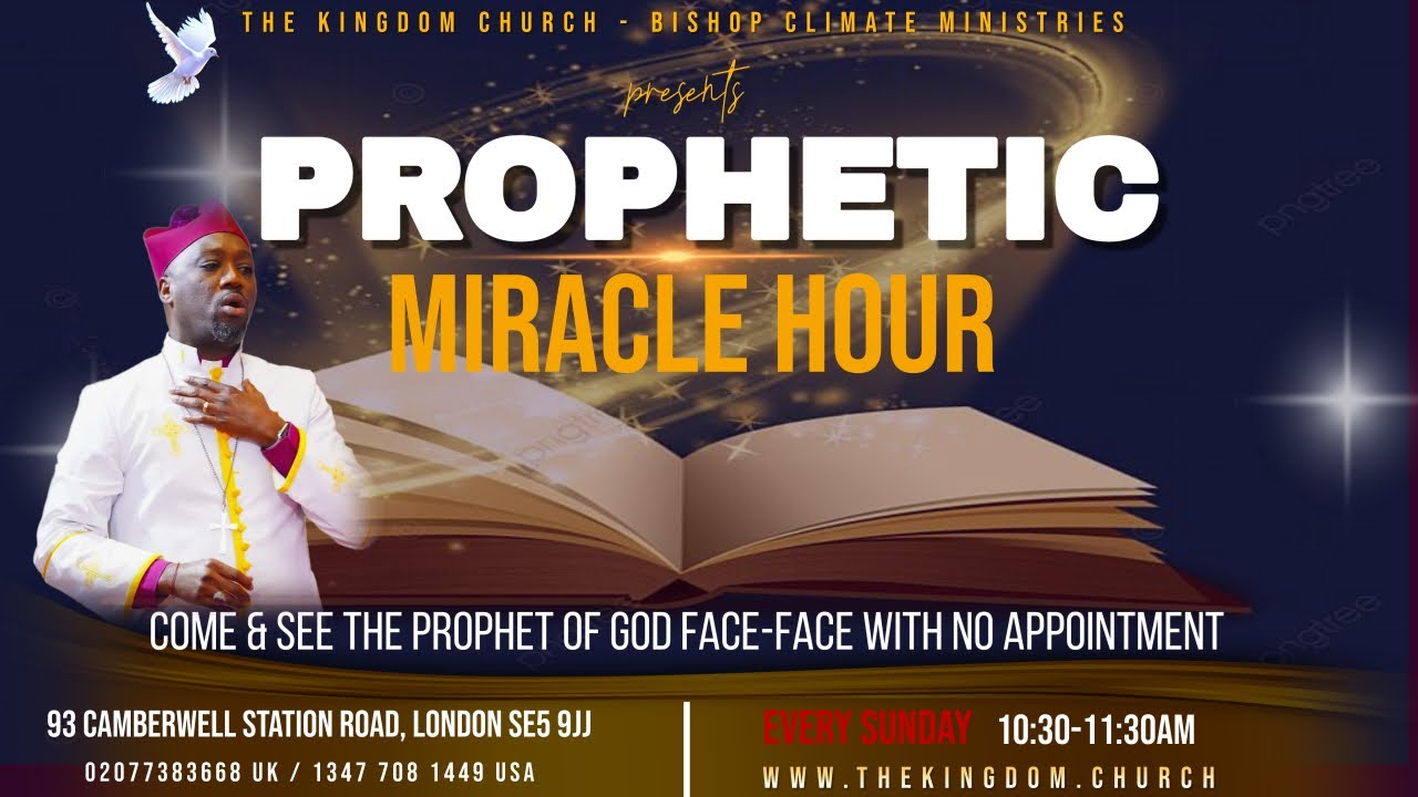 LIVE PROPHETIC MIRACLE HOUR | WITH PROPHET CLIMATE WISEMAN - YouTube
