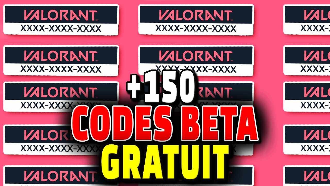 +150 Codes Bêta Valorant Console GRATUIT Donnée - YouTube