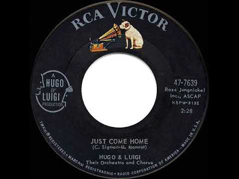 1960 HITS ARCHIVE: Just Come Home - Hugo & Luigi - YouTube