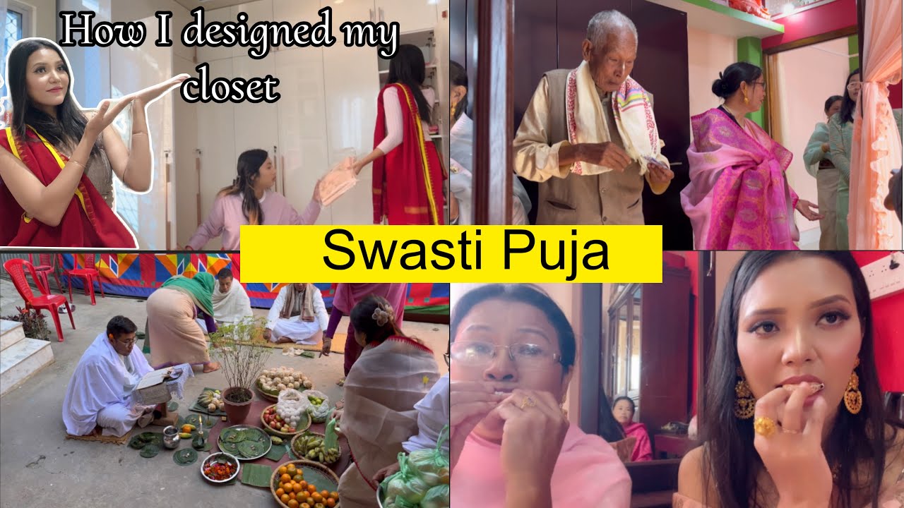 Swasti Puja || Meeting my family is a blessing ️ || A day with my ema ️ ...