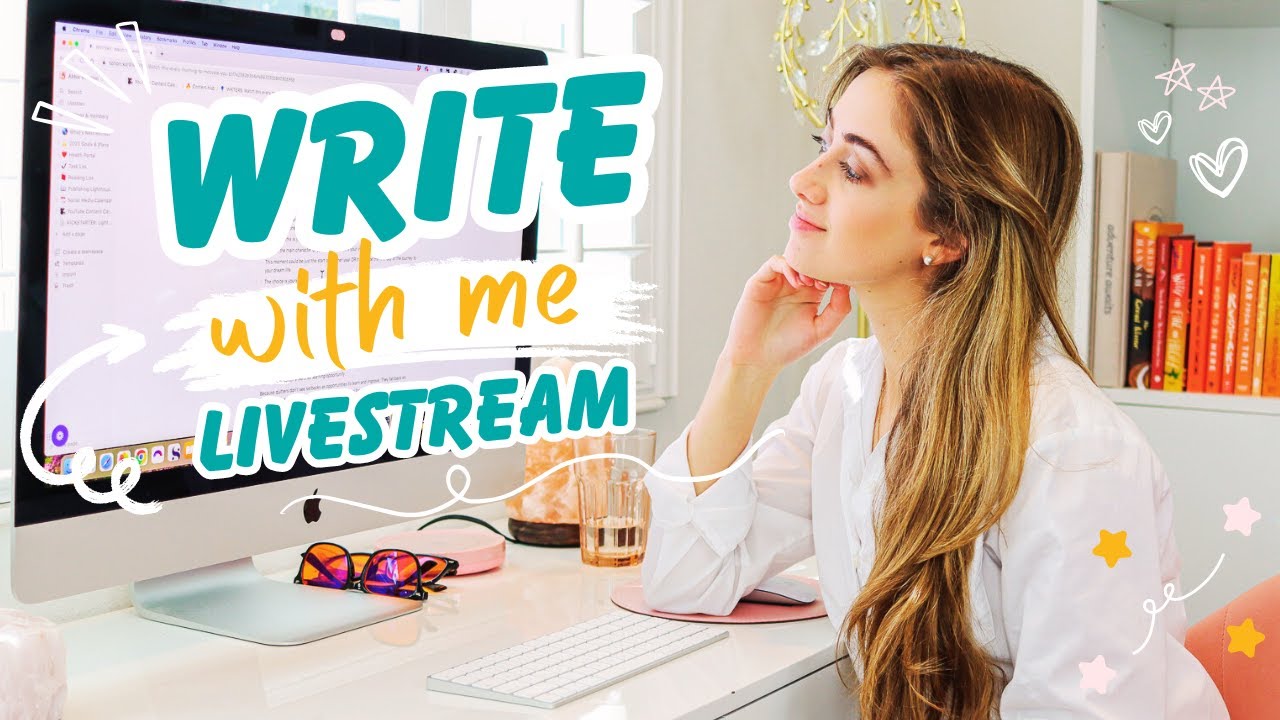 Write With Me LIVESTREAM ️ super chill writing session - YouTube