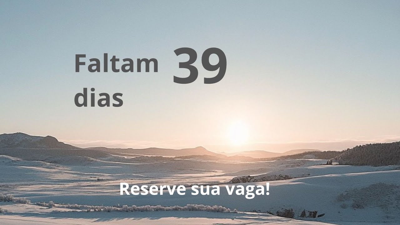 FALTAM 39 DIAS! - YouTube