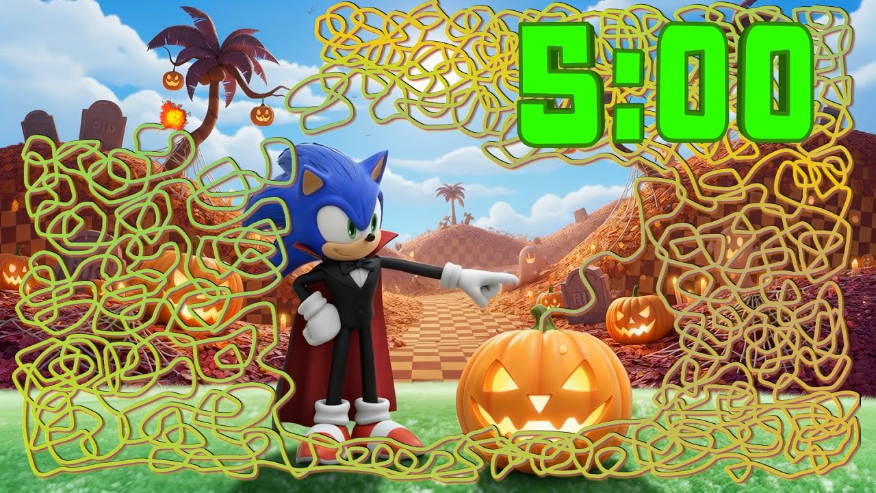 Watch Sonic the Hedgehog in a 5 minute timer with Music! - YouTube