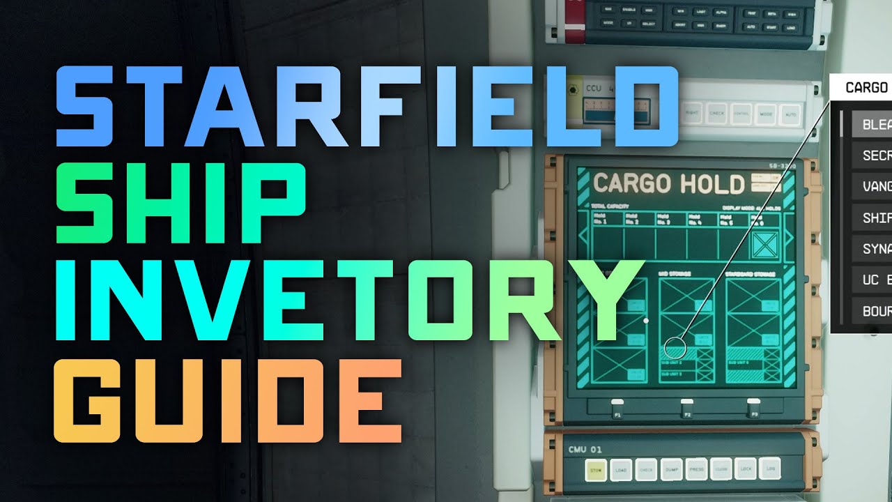 How to Access your Ships Storage/Inventory - Starfield Guide - YouTube
