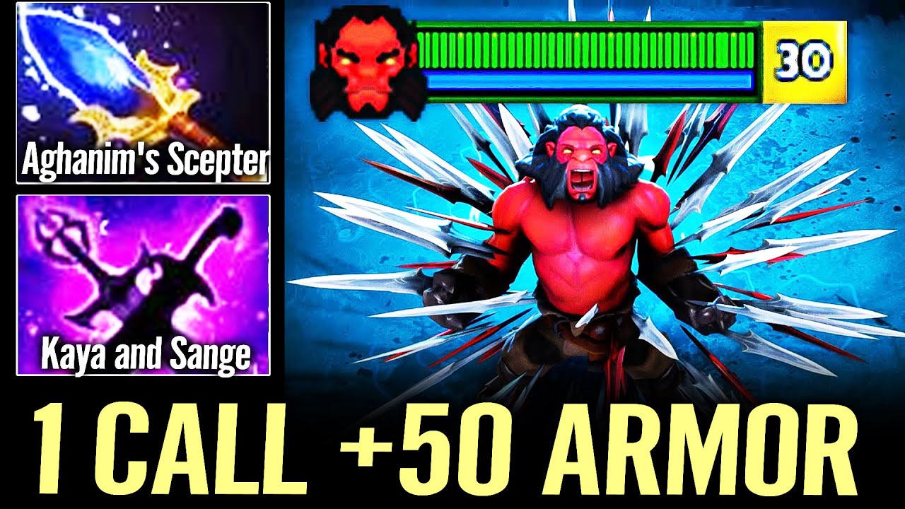 AXE IMBA 100 Armor Call with Aghanim's Scepter + Kaya and Sange - YouTube