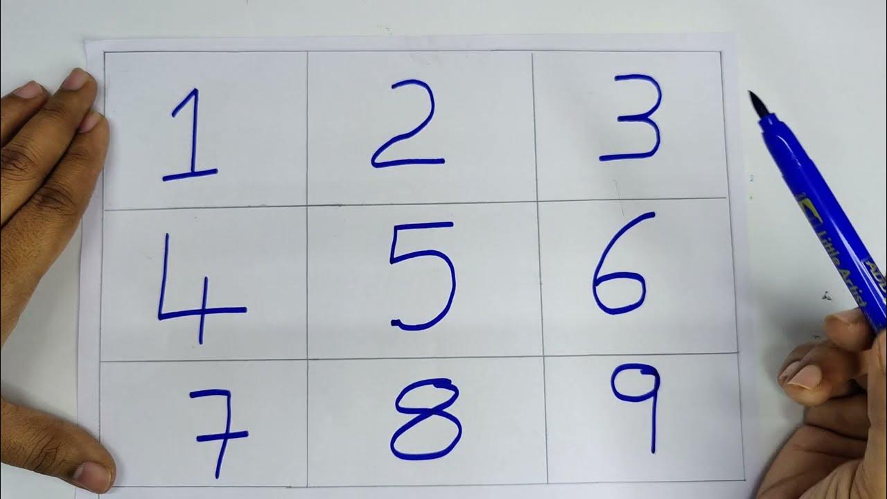 Counting 1 - 9 numbers for nursery kids | learning numbers with fun ...