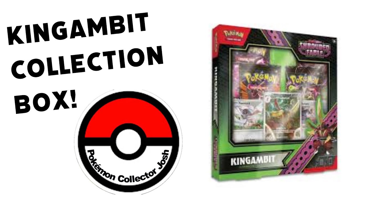 Pokémon Booster Pack Opening - Shrouded Fable Kingambit Collection Box ...
