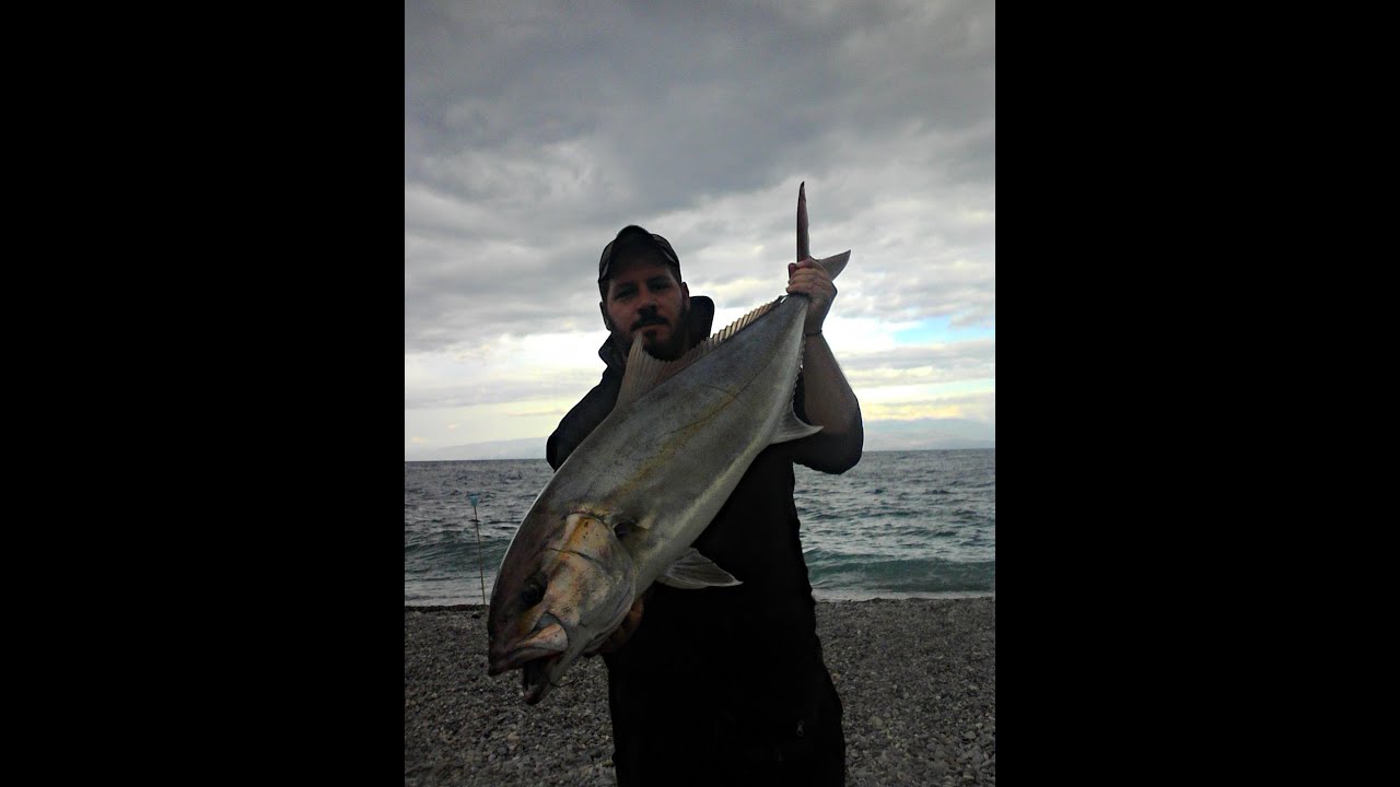 Μαγιατικο 12 κιλα με καρουλι...heavy casting aigio - YouTube