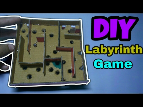 DIY Labyrinth Puzzle Game !!!! | 2017 - YouTube