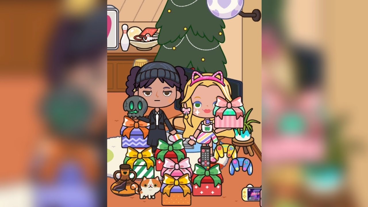 Wednesday and Enid Christmas | Miga World | Everyone's Toy Club - YouTube