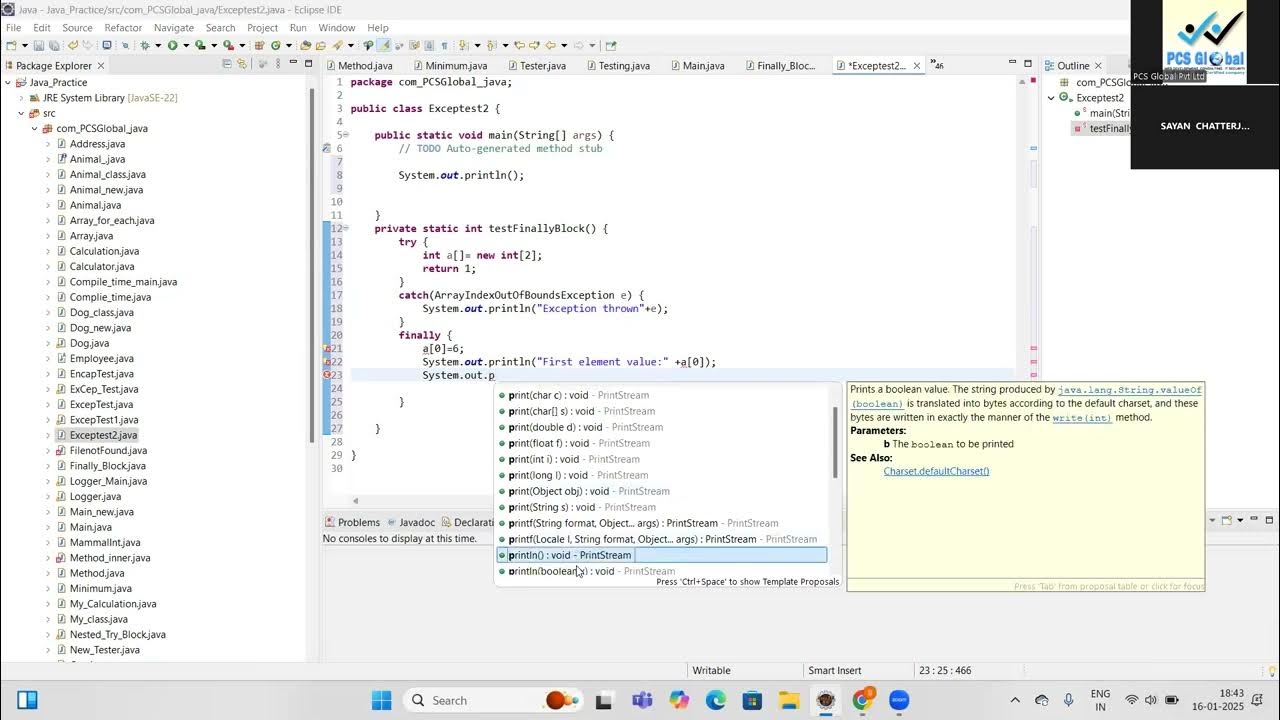 java fsd session -17 - YouTube