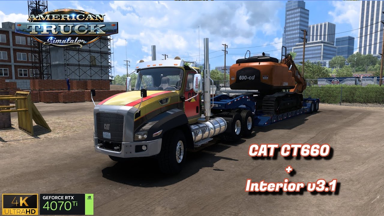 ATS 🚚 | CAT CT660 + Interior v3.1 by RTA Team |🚛#327 #truck #ats - YouTube