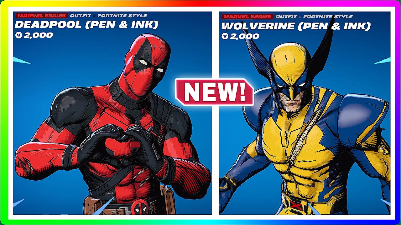 Fortnite Shop *NEW* Deadpool & Wolverine Bundle! 🎆 July 26, 2024 - YouTube