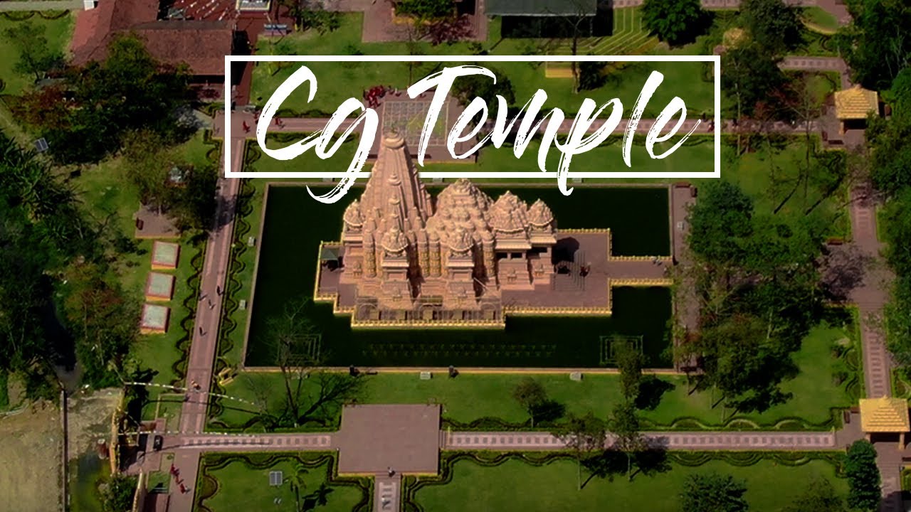 CG Temple| Drone shot | saswat dham - YouTube