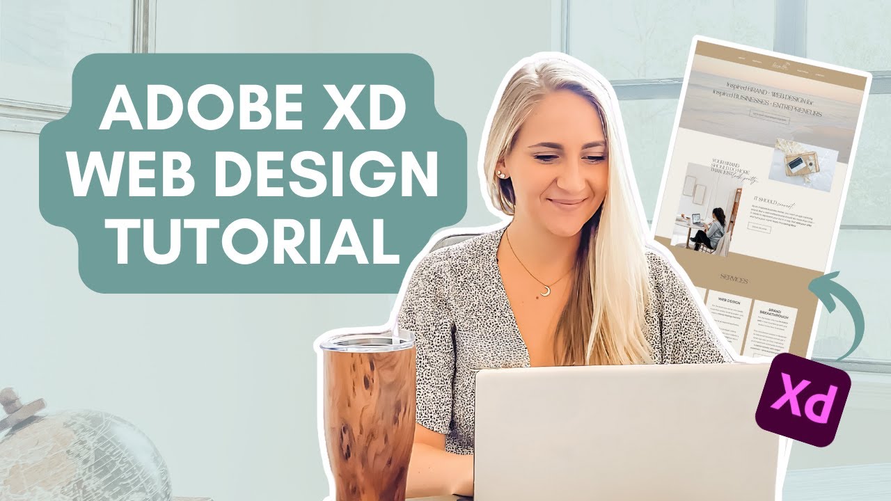 Adobe XD Website Design Tutorial | Design my home page with me! - YouTube
