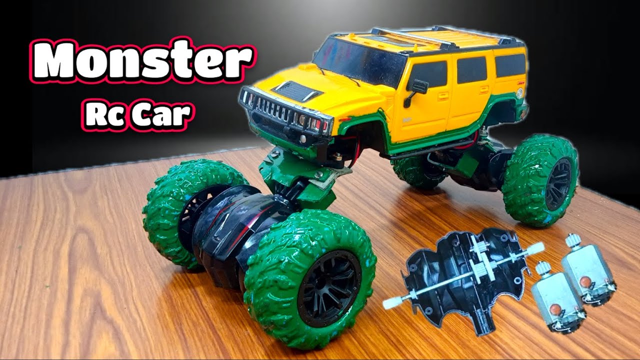 Ultimate Monster RC Car Build :Jeep and Climber Wheel Mashup! - YouTube
