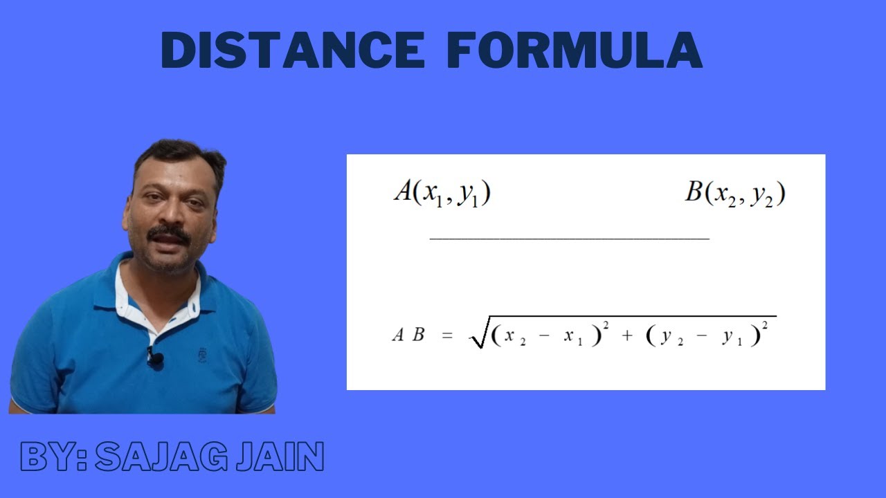 Distance Formula in Hindi | How to Find Distance Between Two Points ...