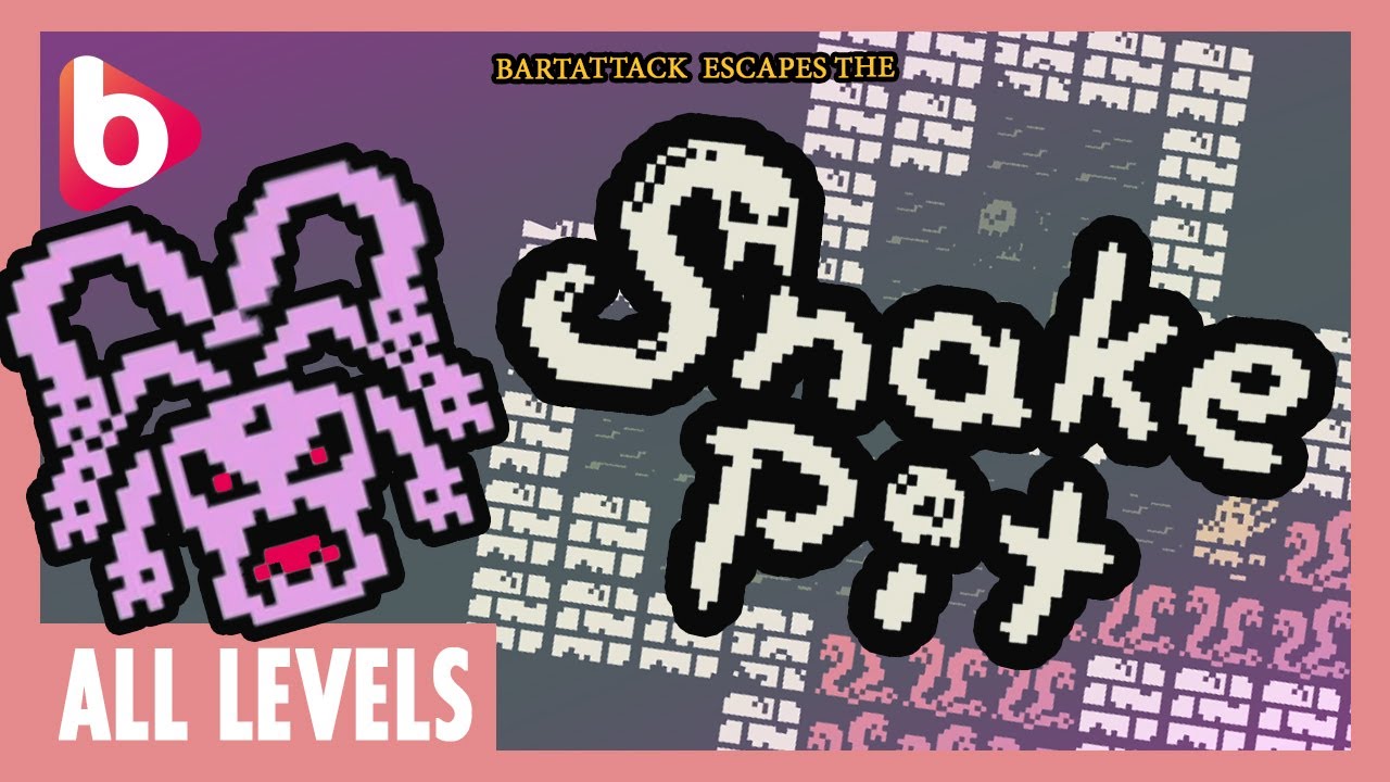 SNAKE PIT | ALL LEVEL SOLUTIONS | A simple but fun classic pixel ...