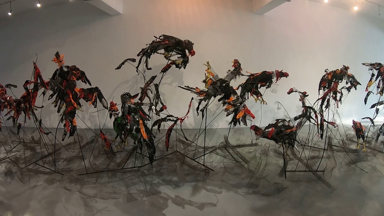 TARUNG an installation art by Jamil Zakaria - YouTube