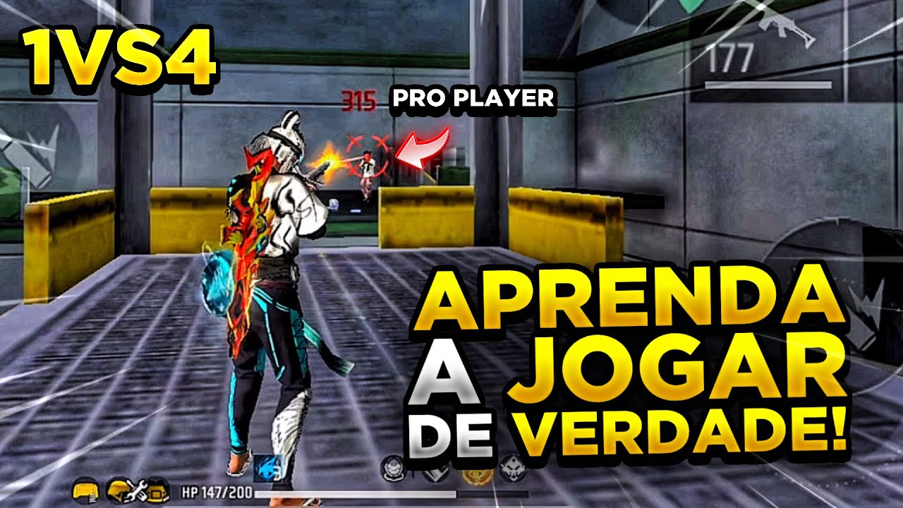 É ASSIM QUE UM PRO PLAYER JOGA FREE FIRE! 😯🔥 (Dicas, Sensi, HUD, DPI ...