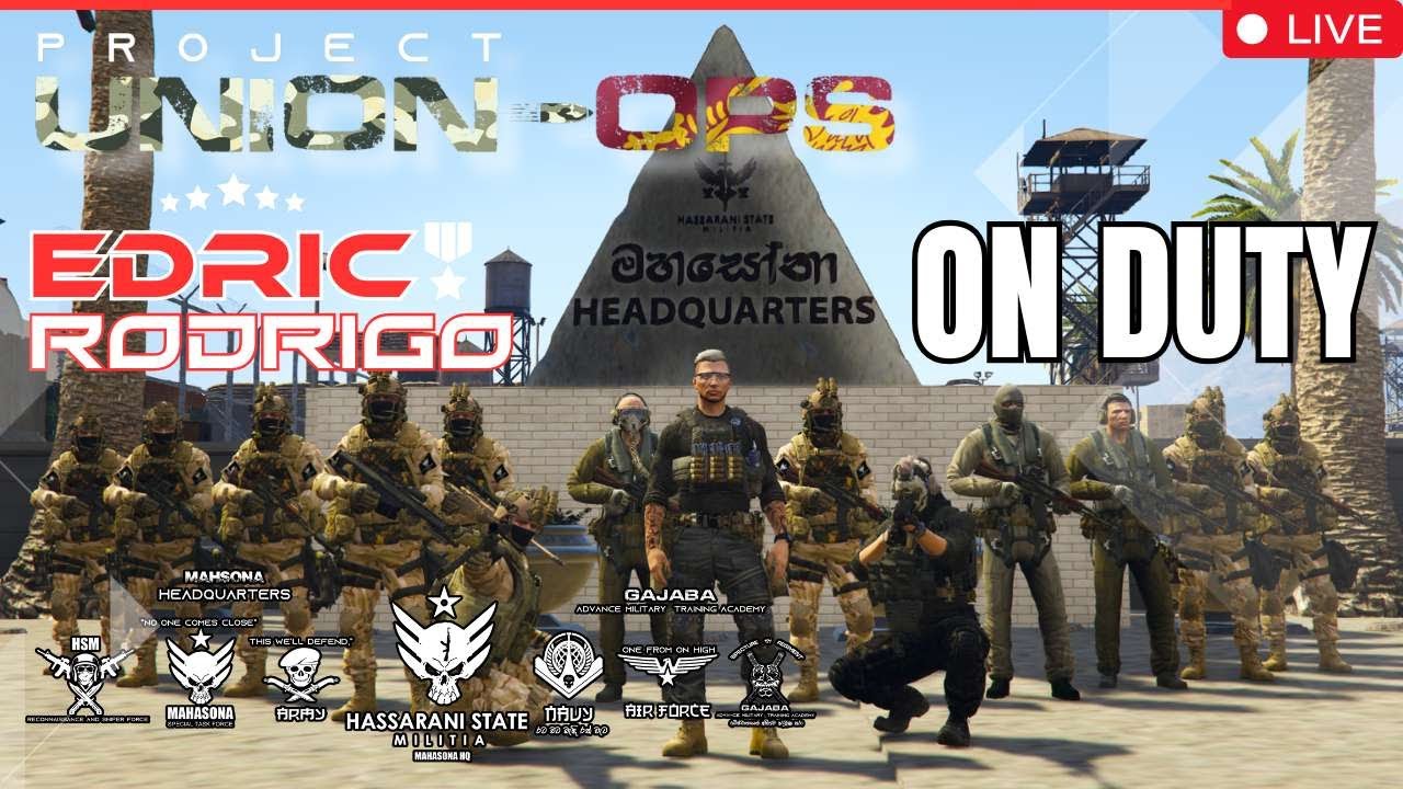 🔴LIVE! [ UNION OPS Military RP ] | HSM Tanker Edric Rodrigo | Short ...