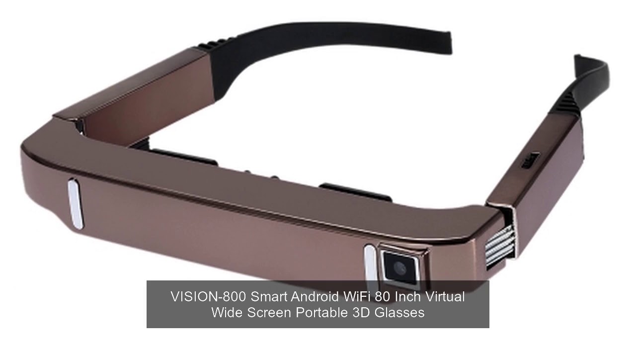 VISION-800 Smart Android WiFi 80 Inch Virtual Wide Screen Portable 3D ...