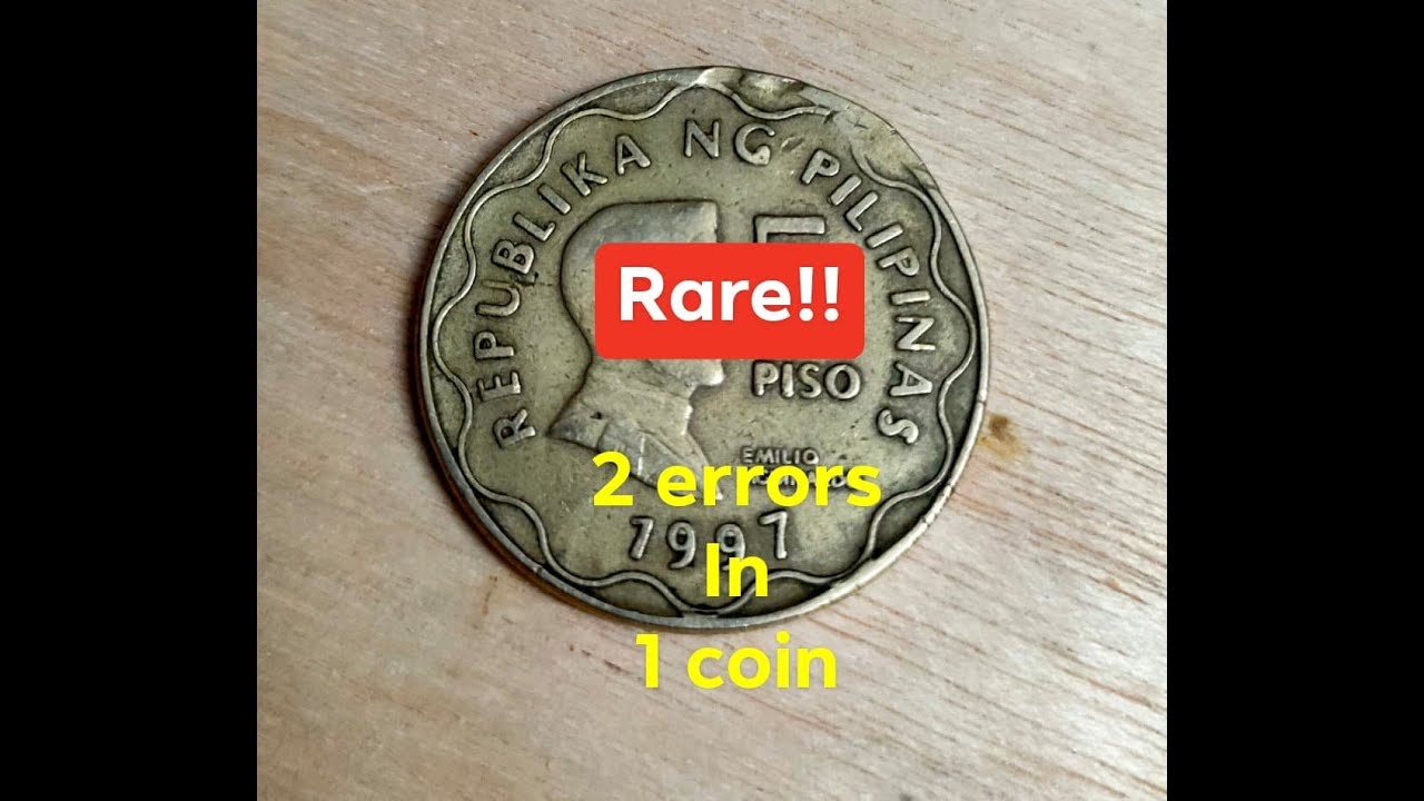 Philippine Coin error : Rare! 2 error in 1 coin - YouTube