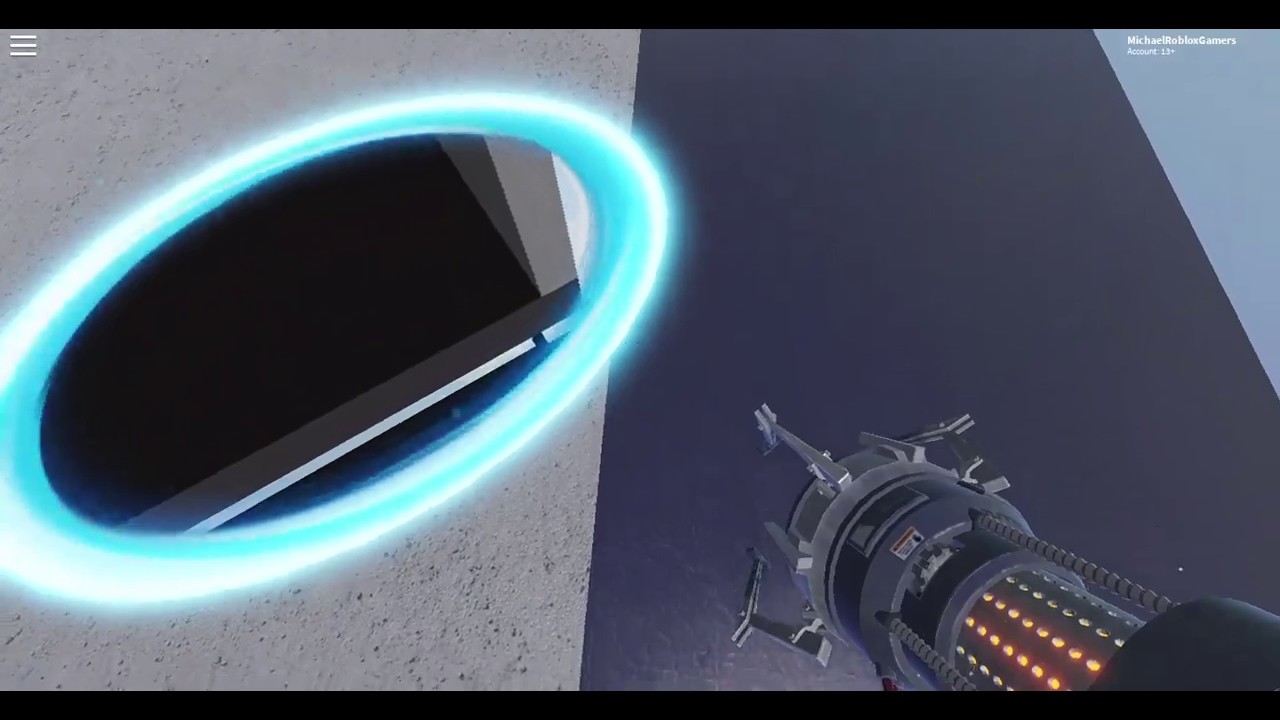 Portal gun in Roblox! - YouTube