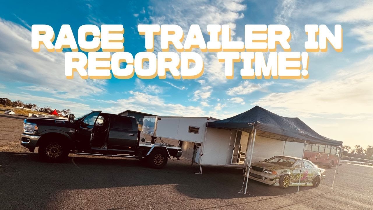 Last-Minute Team Effort: Race Trailer Transformation! - YouTube