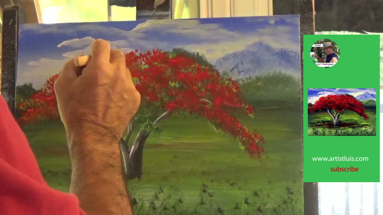 Flamboyant Tree Paintings