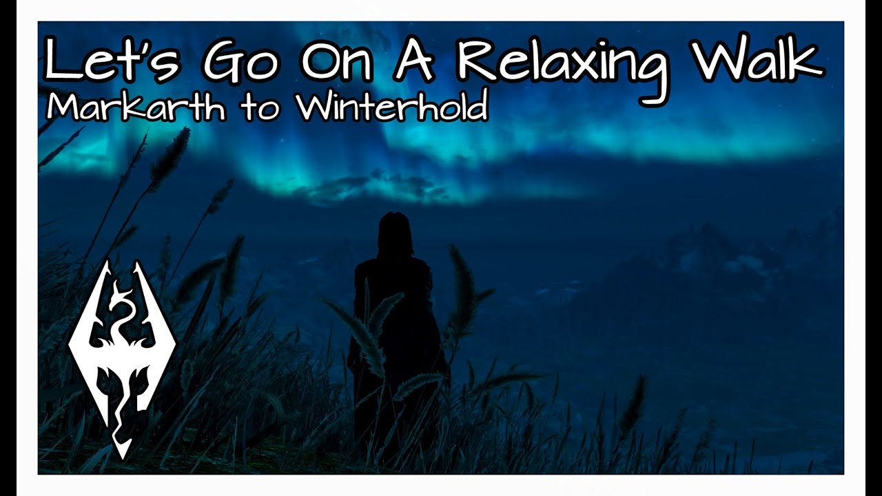 Short Walks in Skyrim: Relaxing Walk From Markarth to Winterhold - YouTube