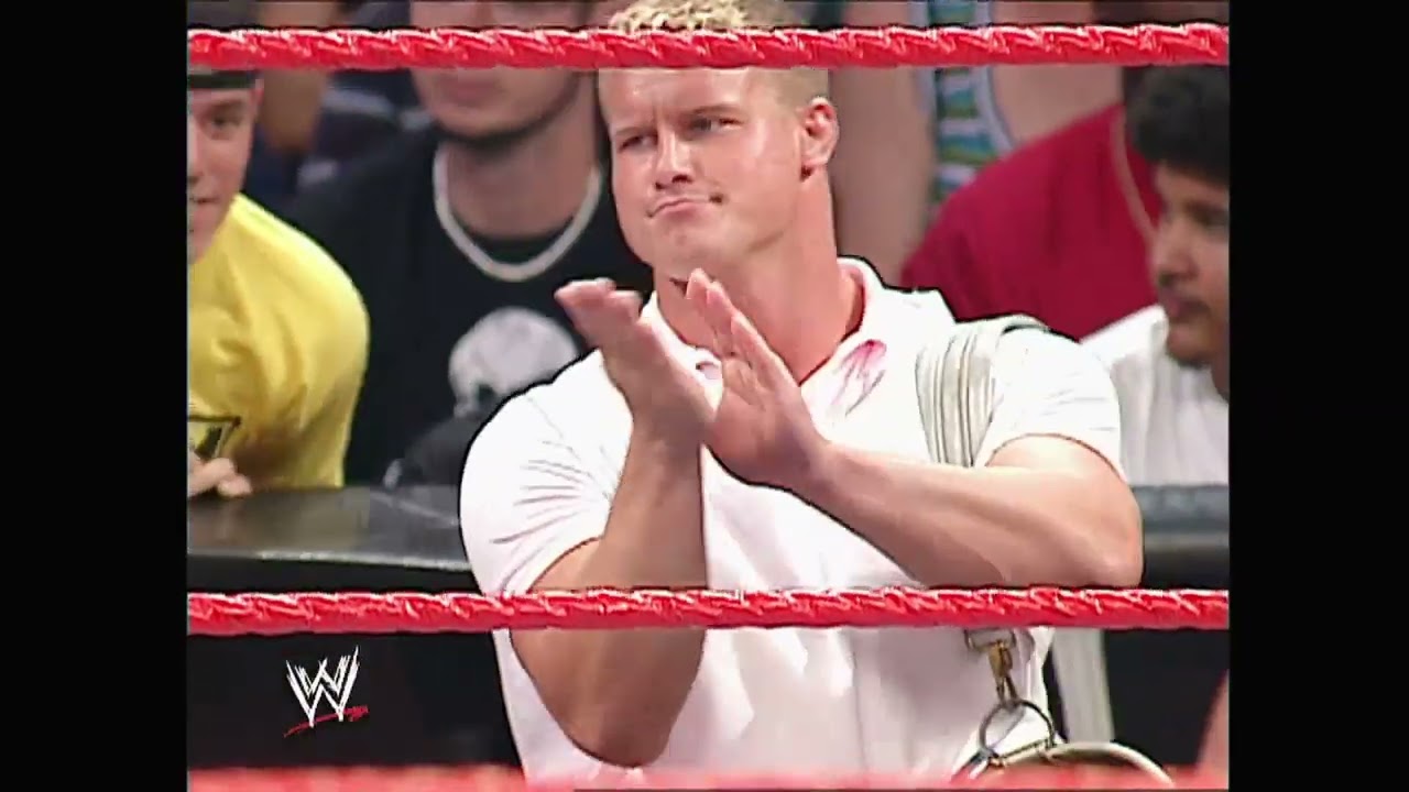 Dolp Ziggler 1st WWE appearence as Kerwin White caddy (Monday Night Raw ...