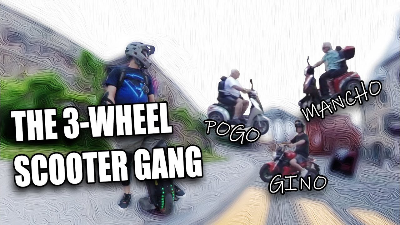 3 Wheel Scooter gang - YouTube