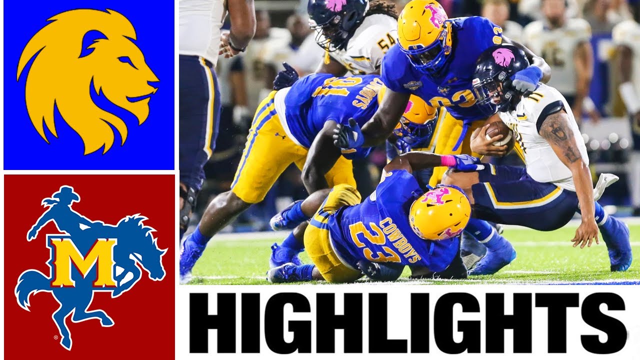 Texas A&M Commerce vs McNeese Highlights | College Football Week 7 ...