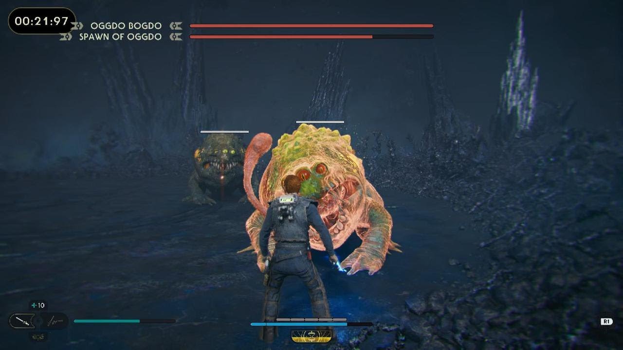 STAR WARS Jedi: Survivor two frogs (Boss Fight) with Single Lightsaber ...