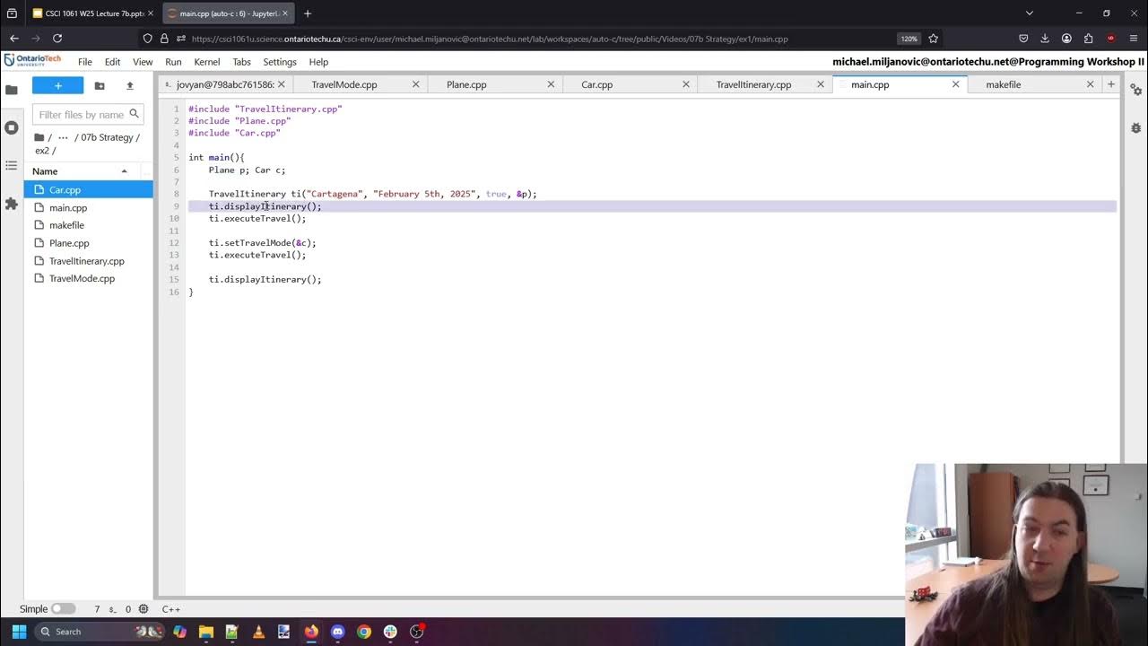 Strategy Design Pattern in C++ - YouTube